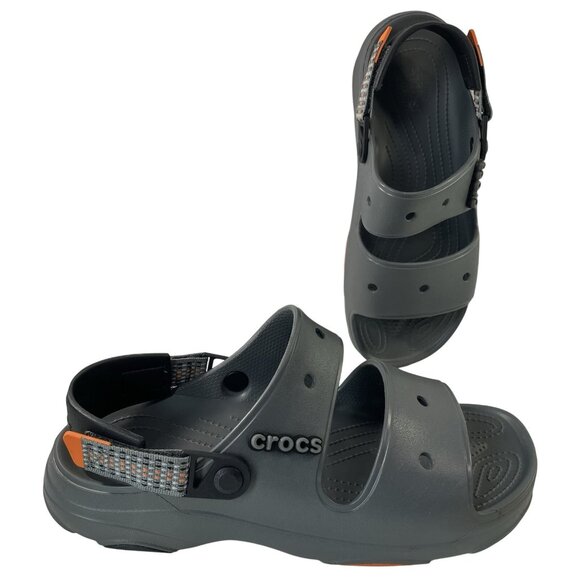CROCS | Shoes | Crocs All Terrain Sandals Shoes Mens 2 Gray Rubber ...